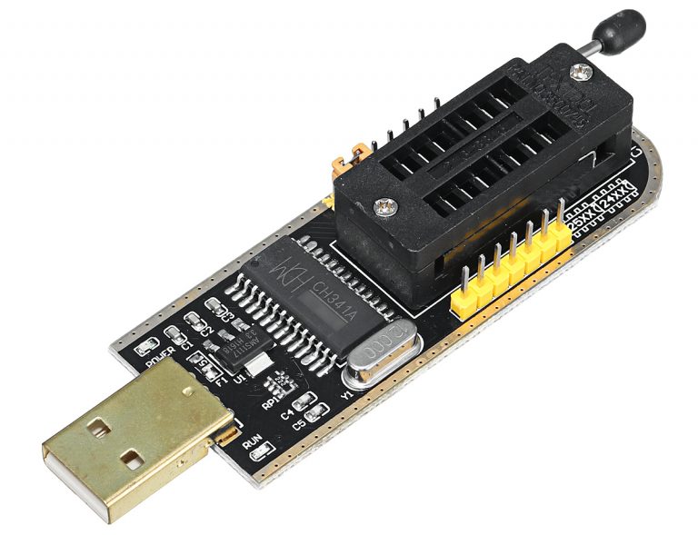 USB Programmer CH341A Series Burner Chip 24 Eeprom Bios Writer 25 SPI ...